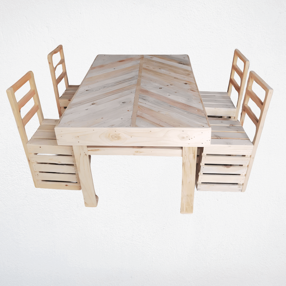 Formal Dining Table Made From A Pallet Pallet Dining Table. First Diy