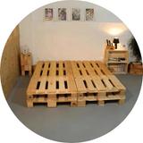 Stylish Pallet Beds | Wooden Pallet Beds with Storage - Pallet Trendz ...