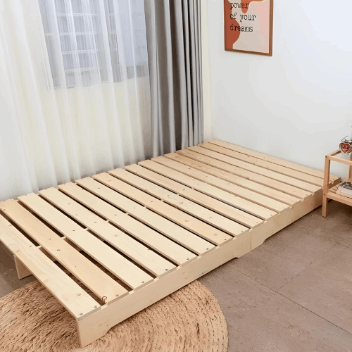 SINGLE/TWIN SIZE SINGLE LAYER PALLET BED WITHOUT HEAD REST - PTB003 ...
