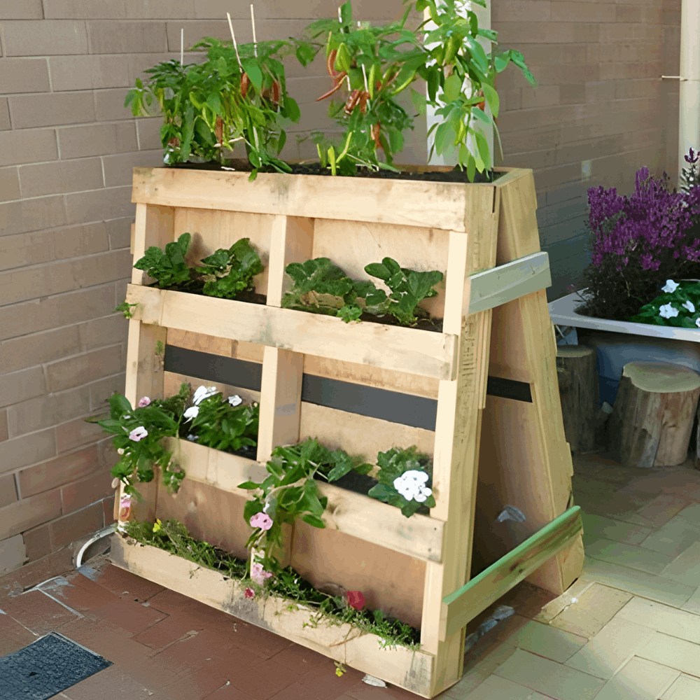 Pallet Garden Stand