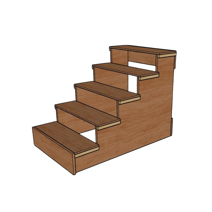 Timberz 5 Steps Wooden Navaratri Kolu Padi | Golu Stand for Bommala Ko ...